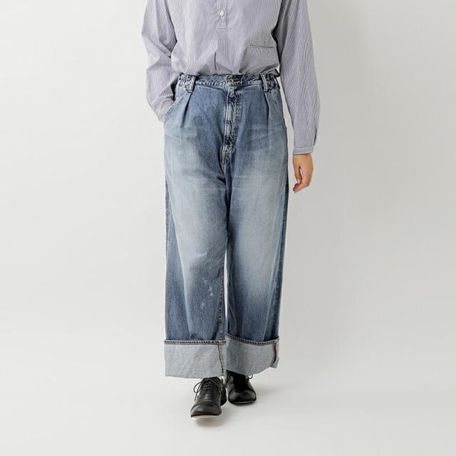 DMG Brocante ディーエムジー ブロカント  12oz コットン デニム グロース パンツ 33-0422c-yo 2025aw新作 レディース