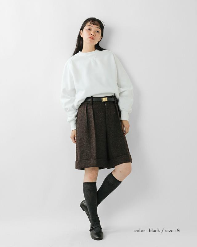 サイ ベルト Scye シュリンクレザー ボックス バックル ベルト “Shrink