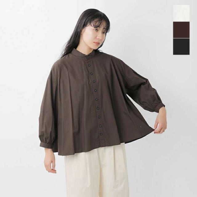 ディーエムジー ブロカント ブラウス DMG Brocante 50sブロード コットン セルクル シャツ 36-0334x ☆☆