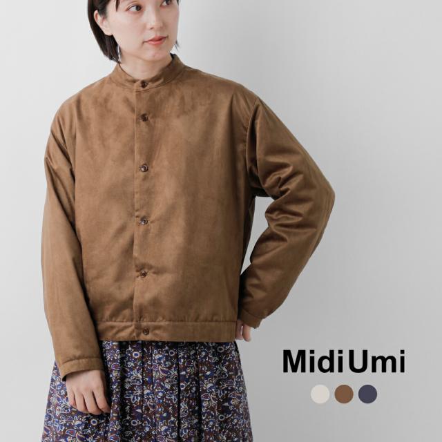 MidiUmi ミディウミ  フェイクスエード ブルゾン “fake suede blouson” 4-730010 レディース 2025aw新作 クーポン対象