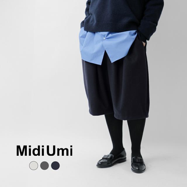 MidiUmi ミディウミ  フランネルタッチ ショート パンツ “flannel touch short PT” 4-760014 レディース 2025aw新作 クーポン対象