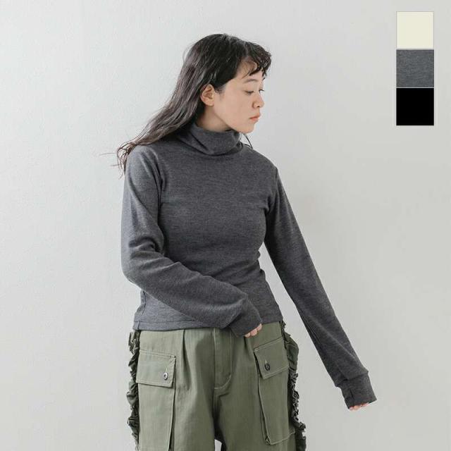 ハバーサック Tシャツ HAVERSACK  ウールフライス タートルネック プルオーバー 412521  ☆☆ クーポン対象