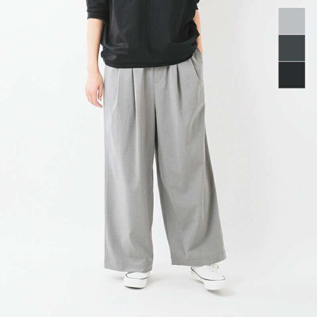 トラバイユマニュアル TRAVAIL MANUEL  ドライウェザー 2タック ワイド パンツ 5076 パンツ  クーポン対象