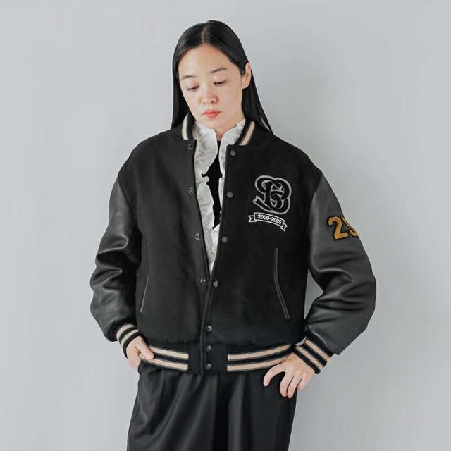 サイベーシックス SCYE BASICS  ウール メルトン バーシティ ジャケット “Wool Melton Varsity Jacket” 5725-63555 アウター  ☆☆ クーポン対象