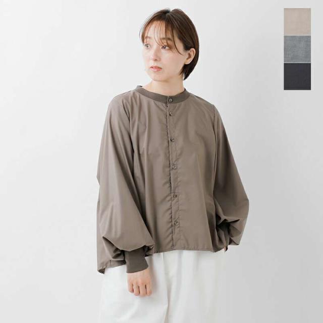 ナル ブラウス NARU  トロンとツイル フレア シャツ 665840  ☆☆ クーポン対象