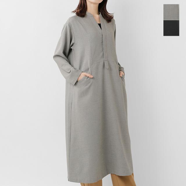 Le Melange ル メランジュ  ドライ メランジ 千鳥 ヨークデザイン ワンピース 8553601-mn レディース 2025aw新作 ☆☆ クーポン対象