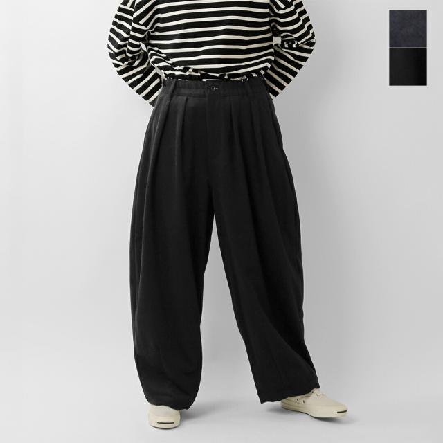 HARVESTY ハーベスティ  ウール ビーバー サーカス パンツ a12523-nk 2025aw新作 レディース クーポン対象