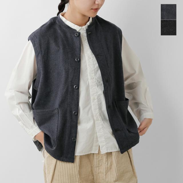 HARVESTY ハーベスティ  ウール ビーバー アトリエ ベスト a32518-nk 2025aw新作 レディース ☆☆ クーポン対象