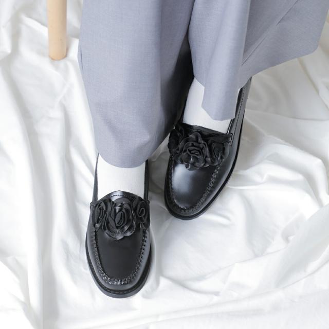 G.H.BASS ジーエイチバス  レザー フローラ ペニーローファー “WEEJUN WMN” ba41097-mn 2025aw新作 レディース クーポン対象