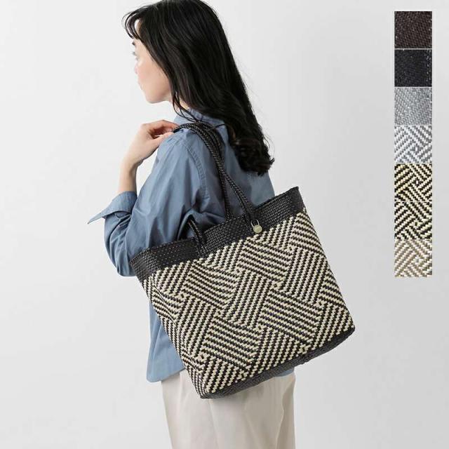 レトラ かごバッグ Letra  メルカドバッグ ロングハンドル Mサイズ “TAPETE” tapete-m-lh