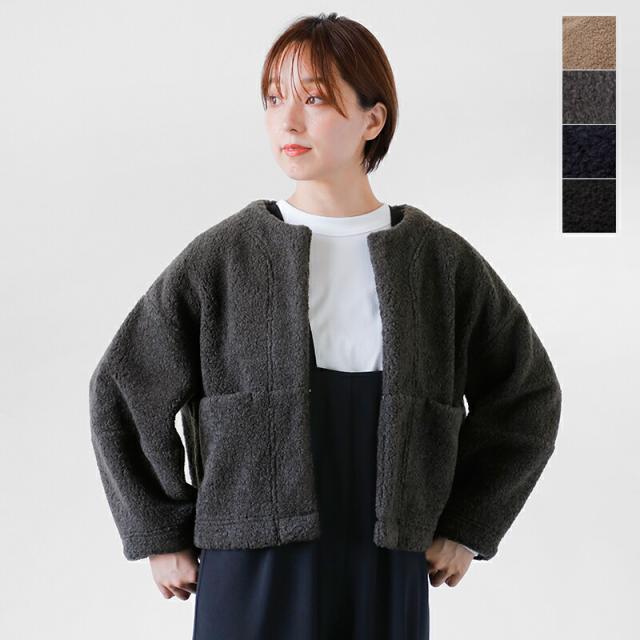 SI-HIRAI スーヒライ  シープ ボア パイル ショートジャケット chaw25-5020-kr 2025aw新作 レディース クーポン対象