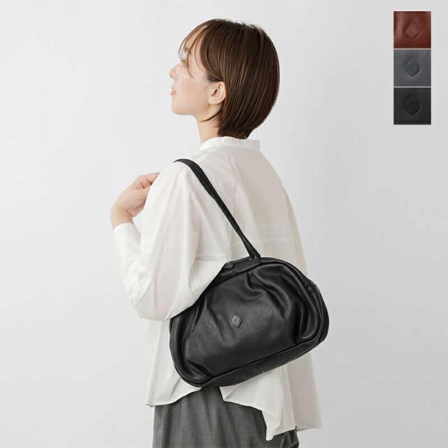 クレドラン ボストンバッグ CLEDRAN  カウレザー タック ボストン バッグ “GALE” cl-3848