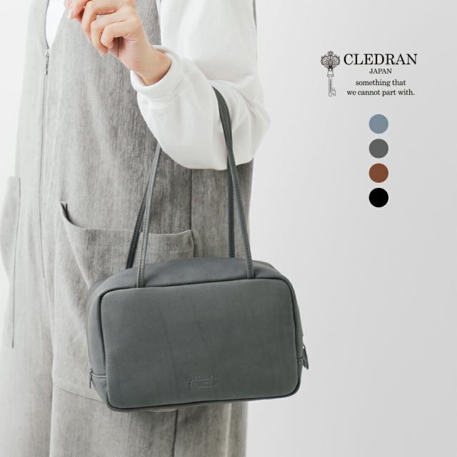 CLEDRAN クレドラン  カウレザー スクエア ボストン バッグ “NOUVE” cl-3941レディース 2025aw新作