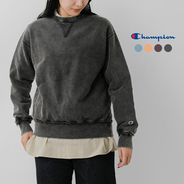 Champion チャンピオン  USAコットン クルーネック スウェットシャツ トレーナー cw-c014 レディース 2025aw新作 ☆☆ クーポン対象