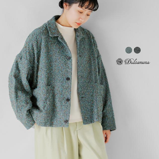 Dulcamara ドゥルカマラ  コットン タター ビッグポケット ショート ブルゾン d225-j231 レディース 2025aw新作 ☆☆ クーポン対象