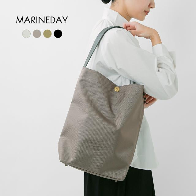 MARINE DAY マリンデイ  66ナイロン×栃木レザー ショルダーバッグ “FREDERICK” frederickレディース 2026ss新作 春夏2025aw新作