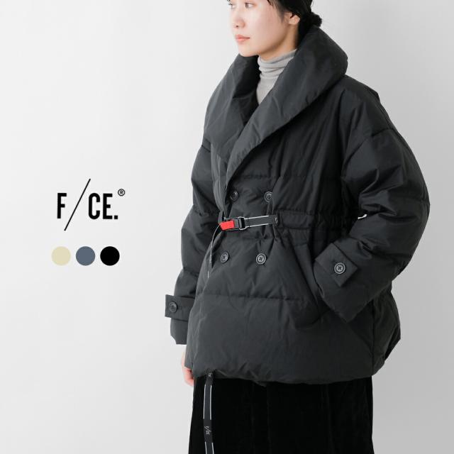 F/CE. エフシーイー  リサイクルダウン オーバーレイ ショールカラー コート “RECYCLED DOWN OVERLAY SHAWL COLLAR COAT” fsu09252u0001 レディース 2025aw新作 クーポン対象