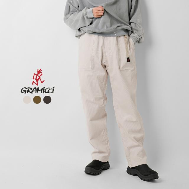 Gramicci グラミチ  コーデュロイ ルーズ テーパード リッジパンツ “CORDUROY LOOSE TAPERED RIDGE PANT” g5fu-p074 ユニセックス 2025aw新作 クーポン対象