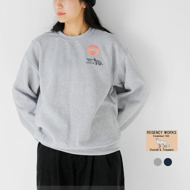 Regency Works リージェンシーワークス  コットン クルーネック ロゴ 刺繍 スウェットシャツ gd562522-3 レディース 2025aw新作 ☆☆ クーポン対象