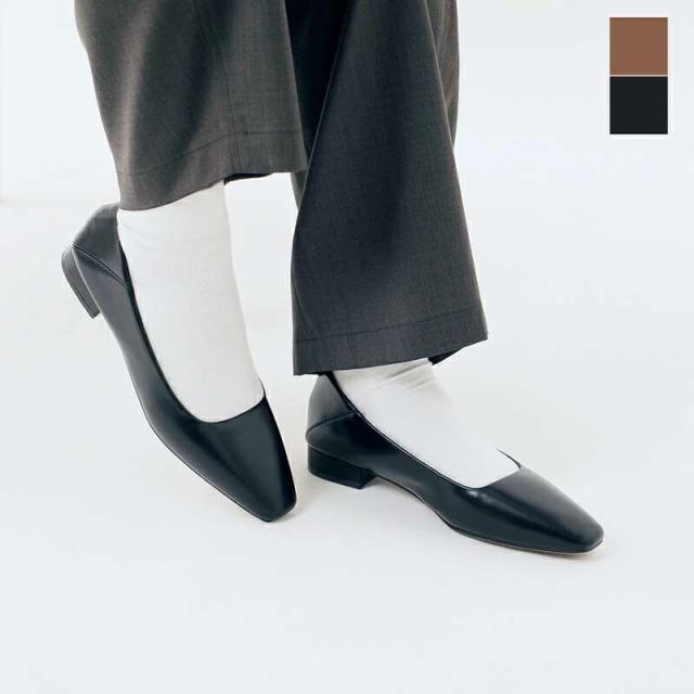 モヒ パンプス MOHI  スクエアトゥ ローヒール パンプス gu3-1866-28-pu  クーポン対象