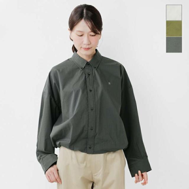 Gymphlex ジムフレックス  コットンタイプライター レギュラーカラー 長袖 シャツ ”SHORT B.D. SHIRT L/S” gy-b0310tto-rf 2025aw新作 レディース ☆☆ クーポン対象