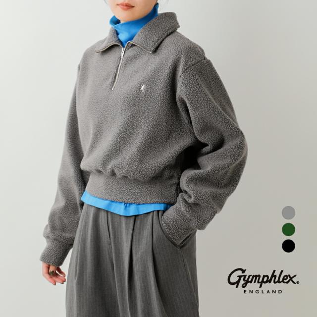 Gymphlex ジムフレックス  フリース ハーフジップ プルオーバー gy-c0475ffc レディース 2025aw新作  ☆☆ クーポン対象