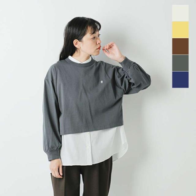 ジムフレックス Tシャツ Gymphlex コットン天竺 パフスリーブ クルーネック プルオーバー gy-c0481cpj ☆☆ クーポン対象