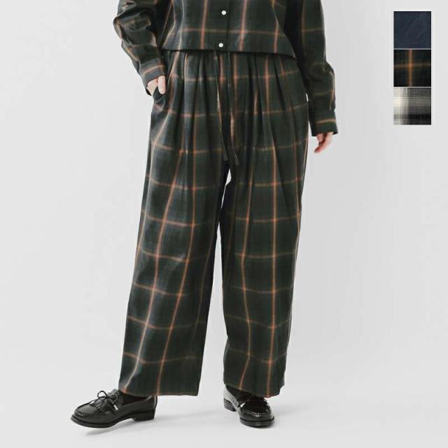 ニコルソンアンドニコルソン nicholson&nicholson  ウォッシュドコットン イージー ハカマパンツ hakama-w パンツ  ☆☆ クーポン対象