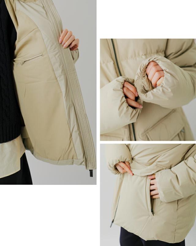 PYRENEX ピレネックス  オルガ 撥水 ミドル フード ダウンジャケット “OLGA” hwy056 レディース 2025aw新作 クーポン対象