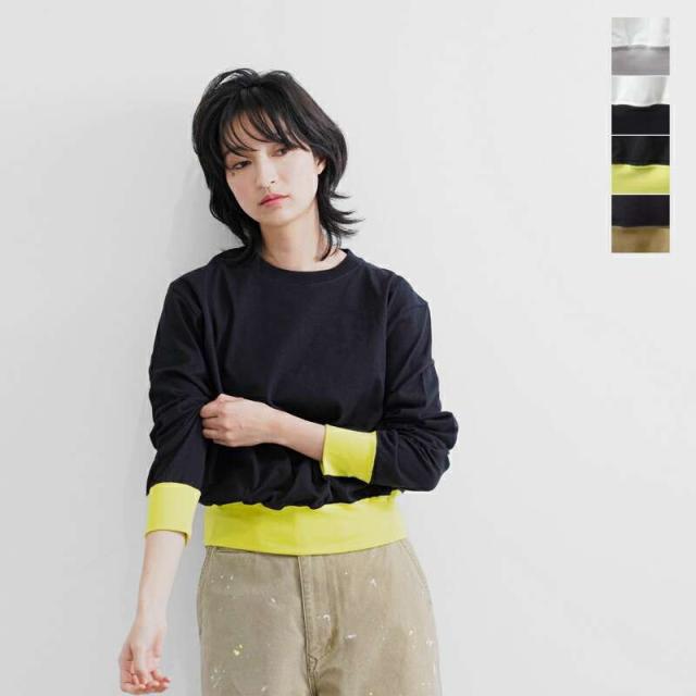 ホシイトデアウ Tシャツ HOSHII TO DEAU  aranciato別注 コットン ロングスリーブ カットソー “Can tee L/S” i-24503arc-same1  クーポン対象