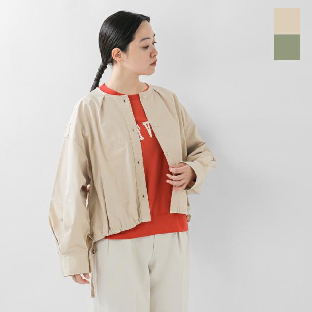 Johnbull ジョンブル  MIL ノーカラー シャツ ブルゾン jl253s08-fn 2025aw新作 レディース ☆☆ クーポン対象