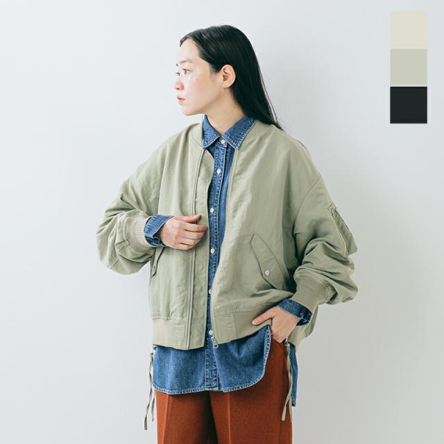 Johnbull ジョンブル  MIL サイドジップ リブ ブルゾン jl254l03-yo レディース 2025aw新作 ☆☆ クーポン対象