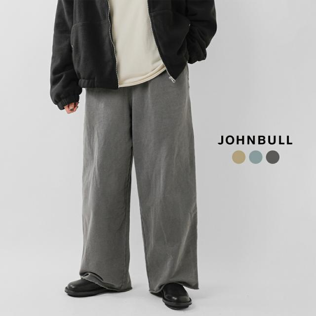 Johnbull ジョンブル  コットン ピグメント スウェットパンツ jl254p19 レディース 2025aw新作 クーポン対象