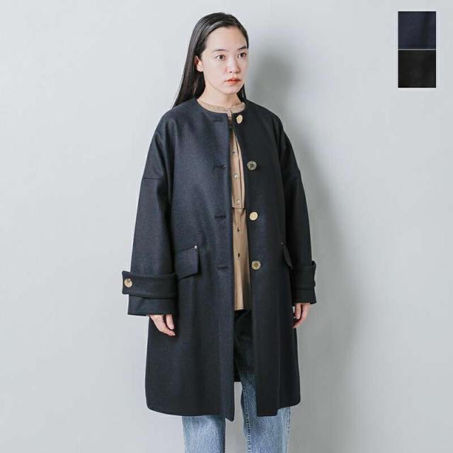 マッキントッシュ MACKINTOSH ライトウェイト メルトン ウール ハンビー ノーカラー コクーン メタルボタン コート “HUMBIE NO COLLAR COCOON MB” l242mo1162fm2k-kk新作 レディース アウター ☆☆ クーポン対象
