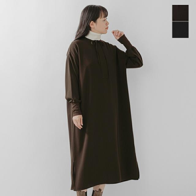 audrey and john wad オードリーアンドジョンワッド  ジョーゼット リブ付き ワンピース l5400-mn 2025aw新作 レディース クーポン対象