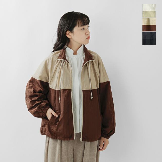 audrey and john wad オードリーアンドジョンワッド  ナイロンワッシャー ジップ ブルゾン l5500-tr 2025aw新作 レディース ☆☆ クーポン対象