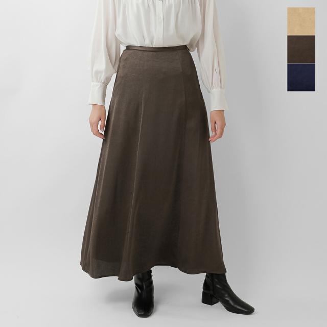 audrey and john wad オードリーアンドジョンワッド  ヴィンテージサテン フレア スカート l5601-nk 2025aw新作 レディース ☆☆ クーポン対象