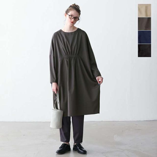 ケレン ワンピース kelen  ウエストギャザー コクーンシルエット ワンピース “BARCA” lkl25fop2116  クーポン対象