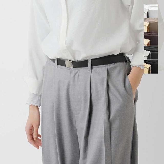 レフィエ ベルト LEFIJE  カウレザー GI ベルト “Tresor” m4689a  クーポン対象