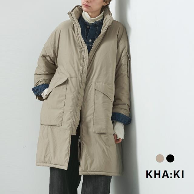kha:ki カーキ ミリタリー パティングコート “MIL PADDING COAT” mil25fjk3242-fn レディース 2025aw新作 ☆☆ クーポン対象