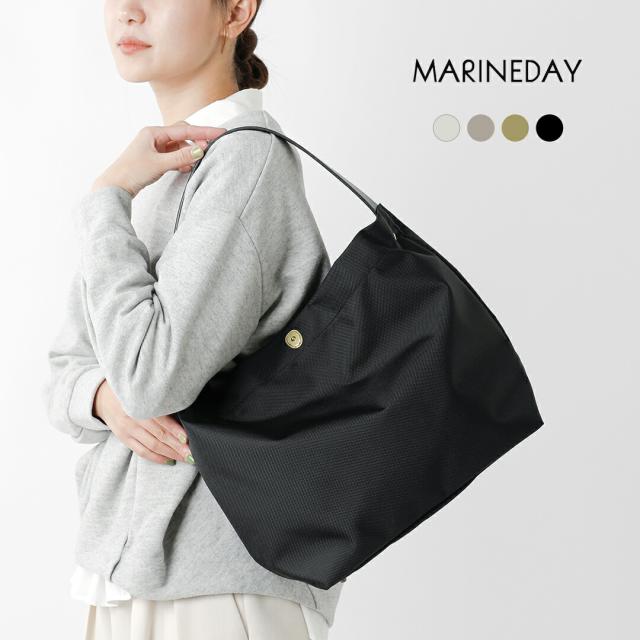 MARINE DAY マリンデイ 66ナイロン×栃木レザー ミニ トートバッグ “mini fish” mini-fishレディース 2026ss新作 春夏