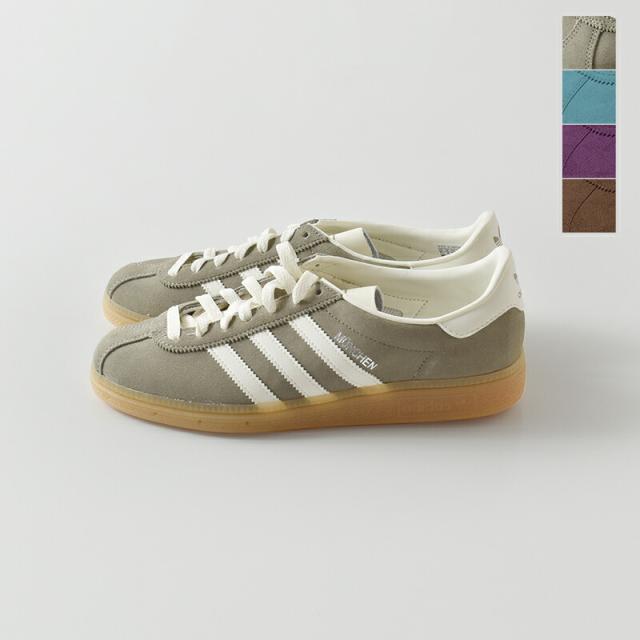 adidas Originals アディダス オリジナルス  ミュンヘン W プレミアムスエード ローカット スニーカー “MUENCHEN W” muenchen-w-mn 2025aw新作 レディース クーポン対象