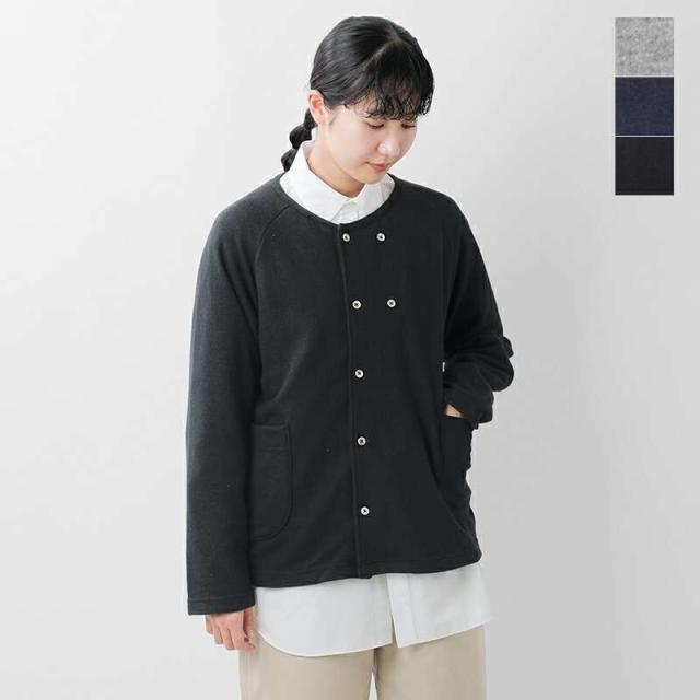 nisica ニシカ ウール ノーカラー ダブルボタン ジャケット nis-1374-kr 2025aw新作 レディース ☆☆ クーポン対象