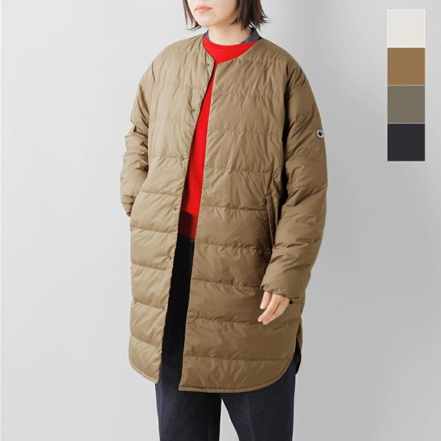 ORCIVAL オーチバル ライトダウン ノーカラー ロング コート or-a0602dpr-yo 2025aw新作 レディース クーポン対象