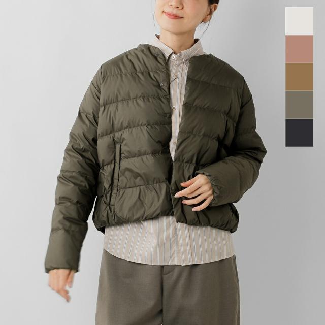 ORCIVAL オーチバル ライトダウン ノーカラー ショート ブルゾン or-a0603dpr-yo 2025aw新作 レディース クーポン対象