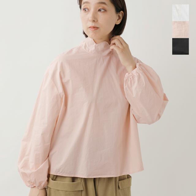 ROBE de PEAU ローブデポー  コットン スカラップ刺繍 2way ハイネック ブラウス “JOU JOU 2WAY BLOUSE” r306-mn 2025aw新作 レディース ☆☆ クーポン対象