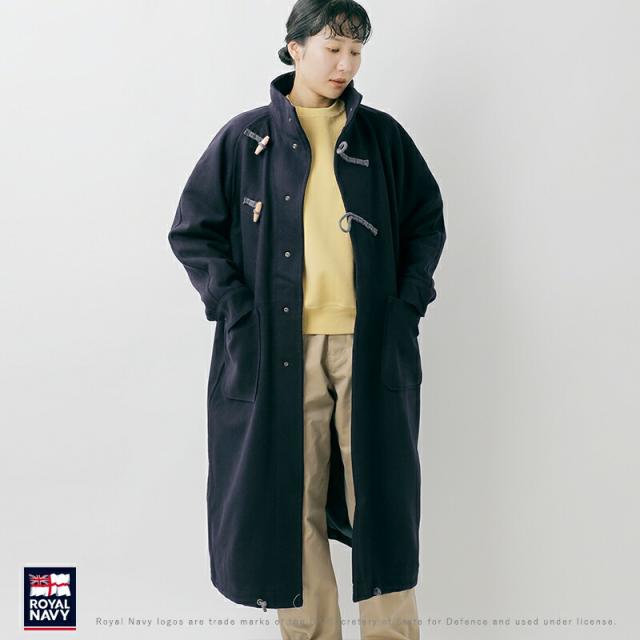  NAVY ロイヤルネイビー カルゼメルトン スモック ロングコート “SMOCK LONG COAT” rn25fsml18-yo 2025aw新作 レディース ☆☆ クーポン対象