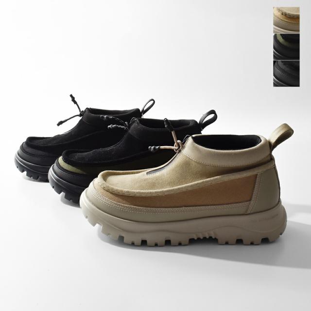 SHAKA シャカ ジップ ショート モカシン ブーツ “ZIP MOCCASIN BOOTIE EX” sk-290v2-nk ユニセックス 2025aw新作 ☆☆ クーポン対象