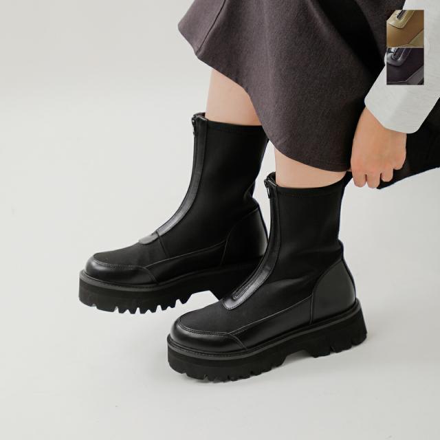 SHAKA シャカ  センタージップ タンクソール ブーツ “ZIP THICK TANK BOOTIE” sk-333-yo レディース 2025aw新作  ☆☆ クーポン対象