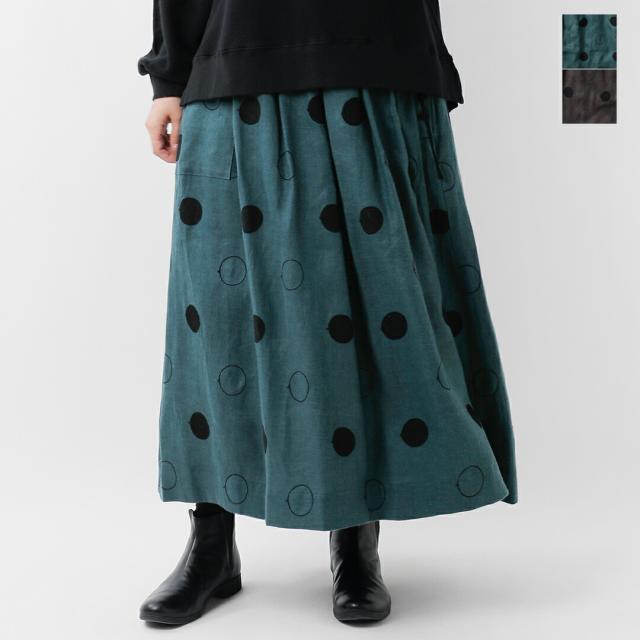 MAGALI マガリ  RONDリネン サイドボタン スカート sk80-kr 2025aw新作 レディース ☆☆ クーポン対象
